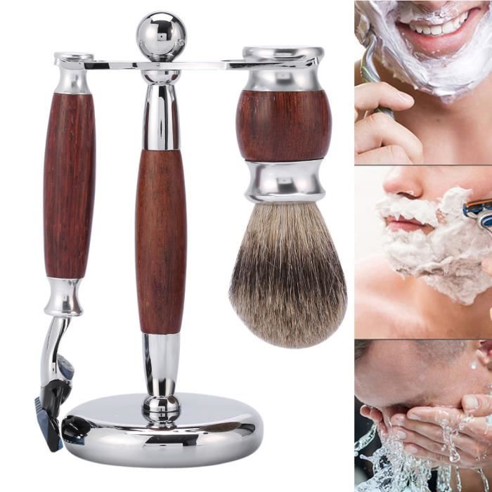 Ensemble barbe de rasage classique, trousse de rasage pour hommes ...