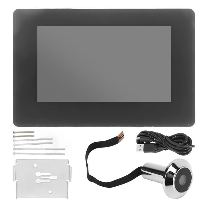 HURRISE Judas de porte numérique Judas de Porte, Judas Vidéo 4,3 Pouces ...