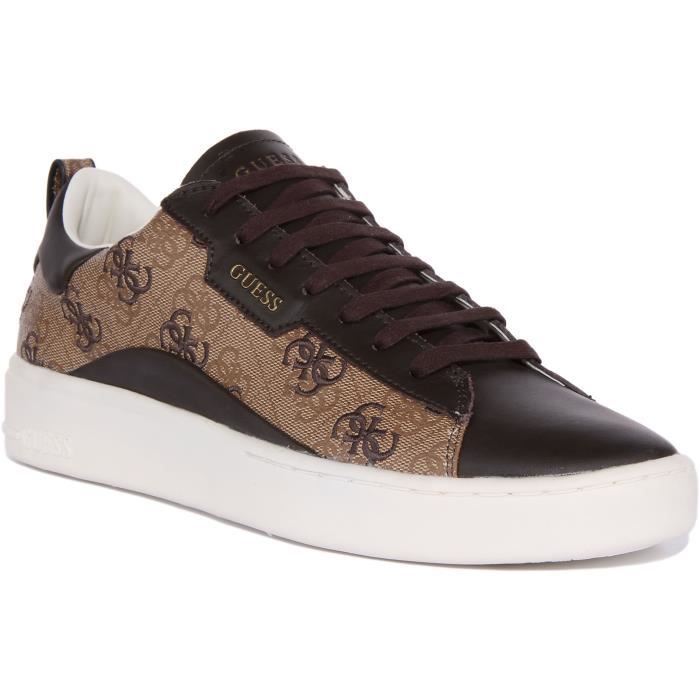 Guess Verona Baskets en faux cuir à lacets et imprimé logo 4G pour ...