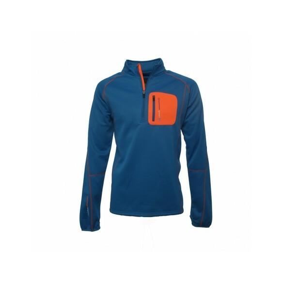 Sweatshirt polaire shell Peak Mountain Ceruno - bleu - L - Cdiscount Sport
