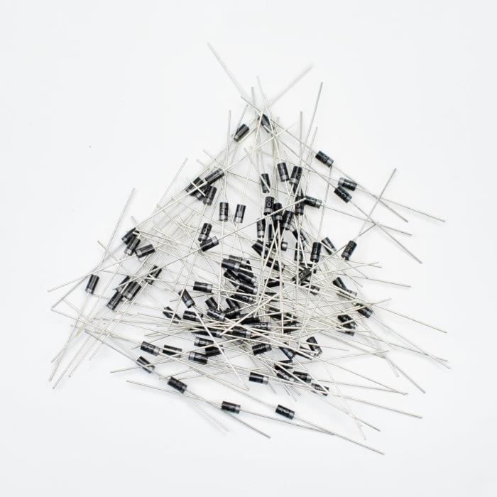 100Pcs 1N4005 Redresseur De Diode De Silicium Universel, 1A, 600V ...