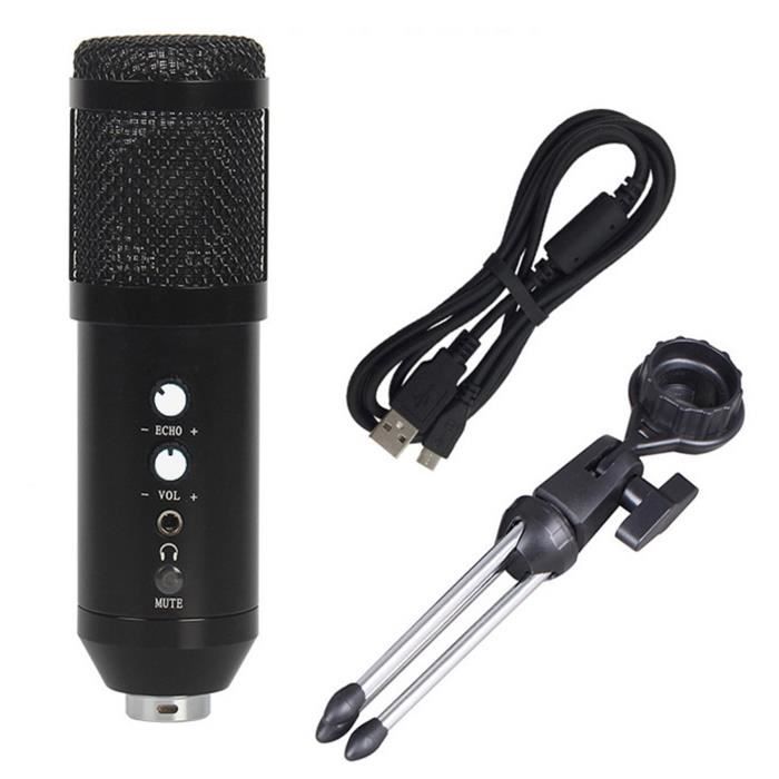 Microphone à Condensateur USB avec TréPied Microphone Professionnel ...