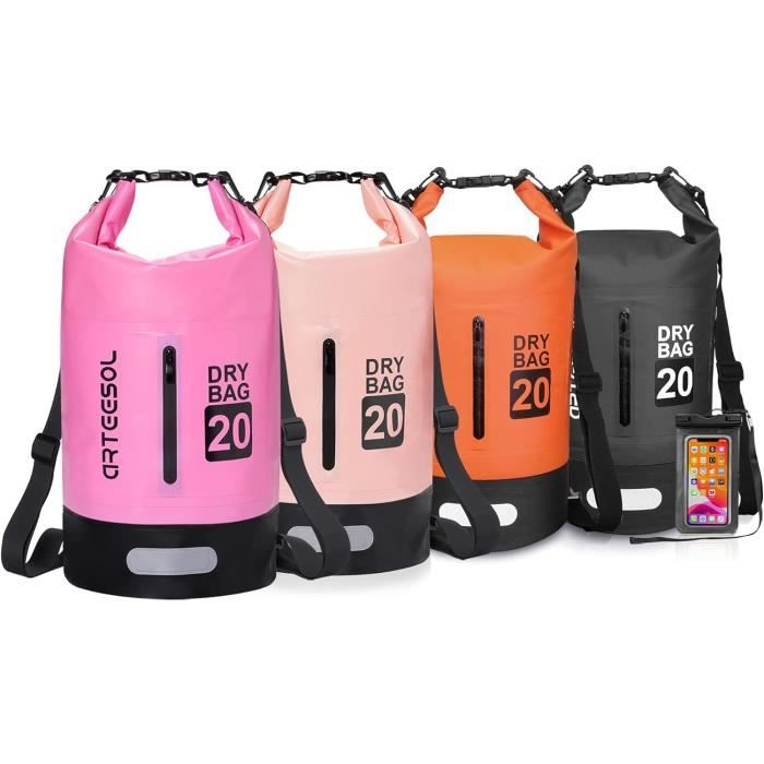 5L 10L 20L 30L Waterproof Sac Sec-Sac Sac étanche avec Longue Sangle ...