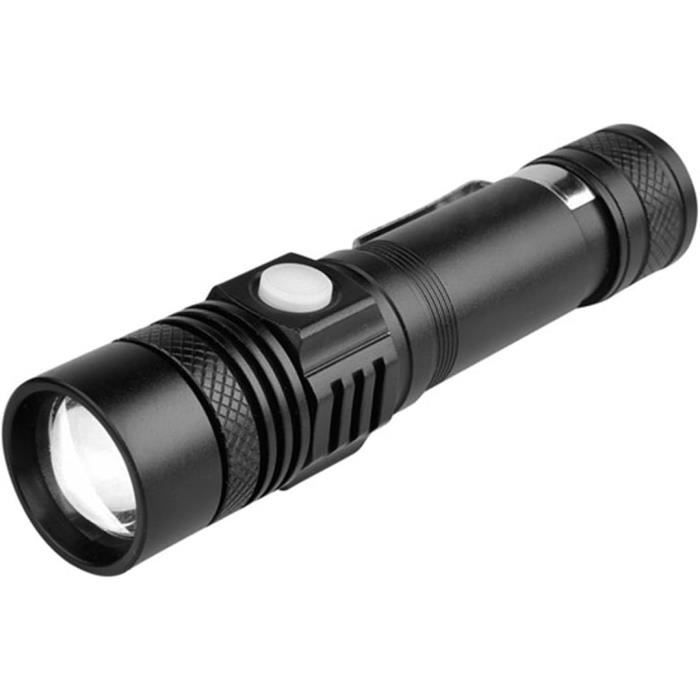 Lampe Torche Led Rechargeable Usb Ultra Puissante | Lampe De Poche ...