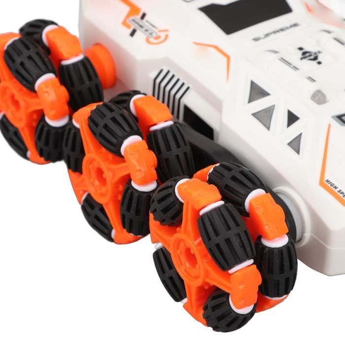 Voiture RC Stunt Drift 6 roues motrices - VGEBY - Orange - 6WD - Musique et lumières ...
