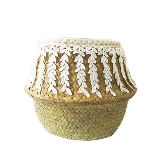 Panier de rangement en osier,type 09-Large-32cmx28cm--panier de ...