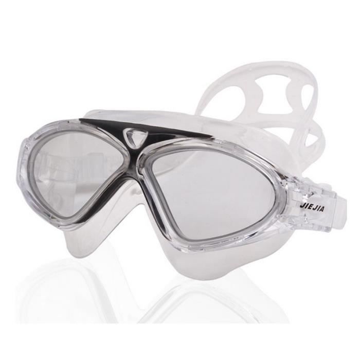 LUNETTES DE PISCINE,Black--lunettes de natation pour adultes, Version ...