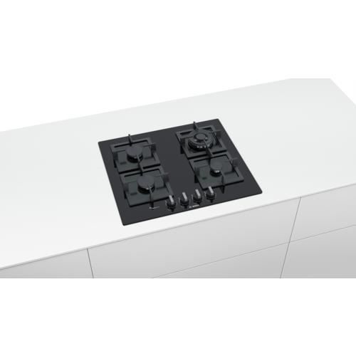 Cuisinière à gaz Bosch Serie 6 PPH6A6B20 - Noir - Verre trempé - 4 ...
