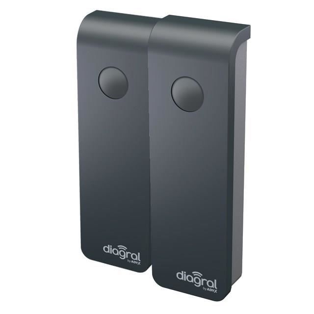 DIAGRAL BY ADYX DIAG86MAF Jeu de photocellules sans fil pour motorisation de portail - Cdiscount ...