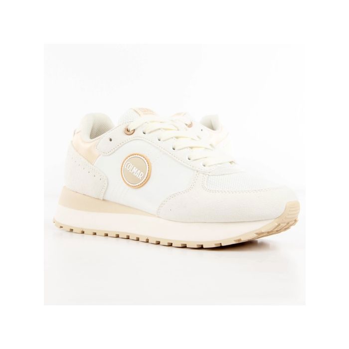 Colmar Travis Authentic High Outsole Chaussures pour Femme Blanc ...