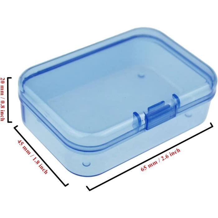 Lot De 30 Mini Boîtes Rectangulaires En Plastique Avec Couvercles À ...