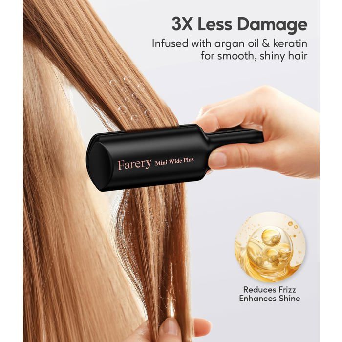 Mini lisseur cheveux court,Mini fer a lisser pour cheveux courts et ...