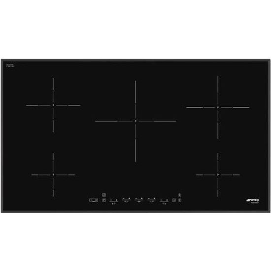 SMEG SI5952B Table induction 90cm 5 zones - Cdiscount Electroménager