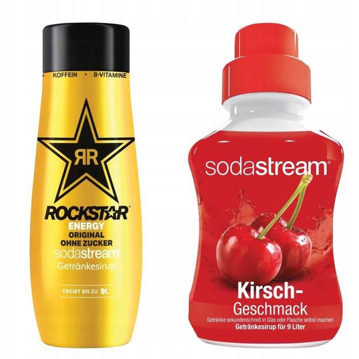 Set de sirops pour Sodastream Rockstar Original Zero et Cerise ...