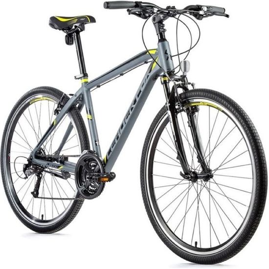 Vélo électrique VTC 28 musculaire Leader Fox Viatic 2021 20,5" 7V ...