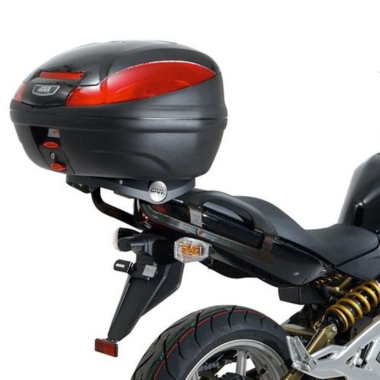 Monorack pour Top Case Givi - Kawasaki ER-6 - Noir - Compatible avec ...