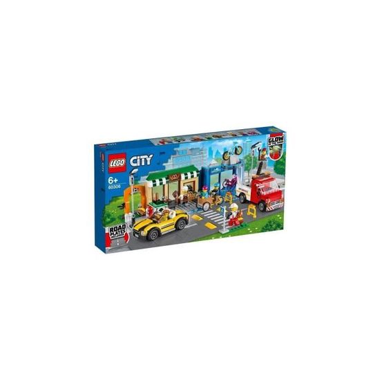 LEGO City Shopping Street 60306 Building Kit; Cool Building Toy for ...