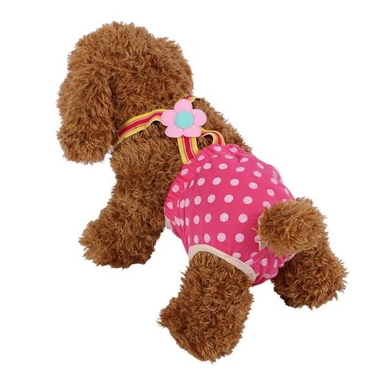 Couche-culotte pour chienne - Vvikizy - Coton réutilisable ...