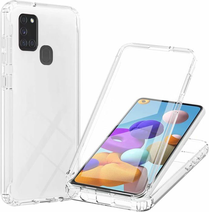 Coque Samsung Galaxy A21S Case avec Protecteur Intégré D'écran 360 ...