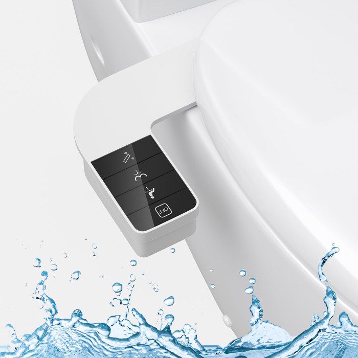 Bidet Toilette WC, Cuvettes Toilette Japonaise Pulvérisateur Bidet Non ...