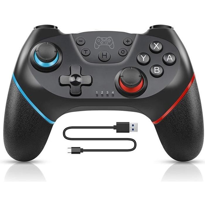 TIMOOM Manette sans fil pour Nintendo Switch, Bluetooth Manette Switch Pro, Switch controller ...