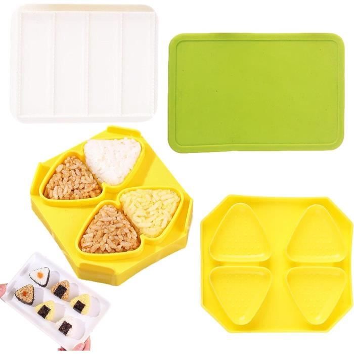 Kit moule Onigiri,Kit moule pour riz pour enfants - Outil cuisine Rice ...
