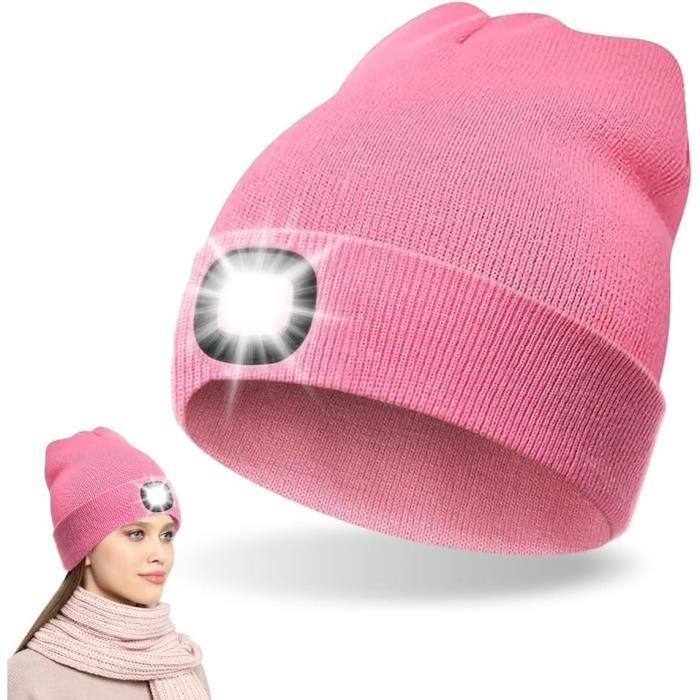 Led Lumineux Bonnet Chapeau, Unisexe Led Bonnet Lampe Frontale ...