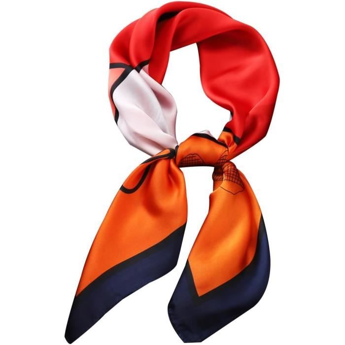 Foulards En Soie Pour Femme 100 % Soie Léger Foulard En Soie Foulard ...