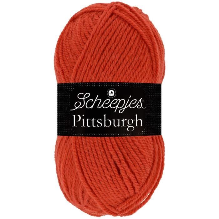 Scheepjes Pittsburgh Fil à Tricoter 60 % Polyacrylique 40 % Laine ...