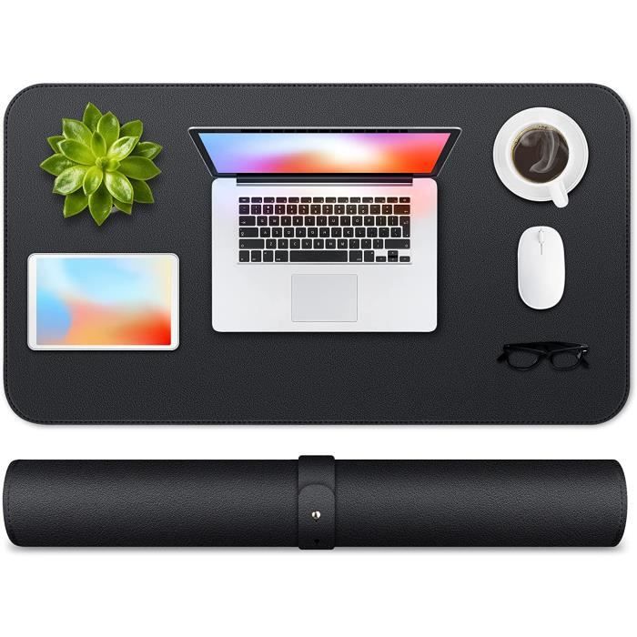 Sous-Main, [Double Face] sous-Main en Cuir PU 80x40cm, sous-Main ...