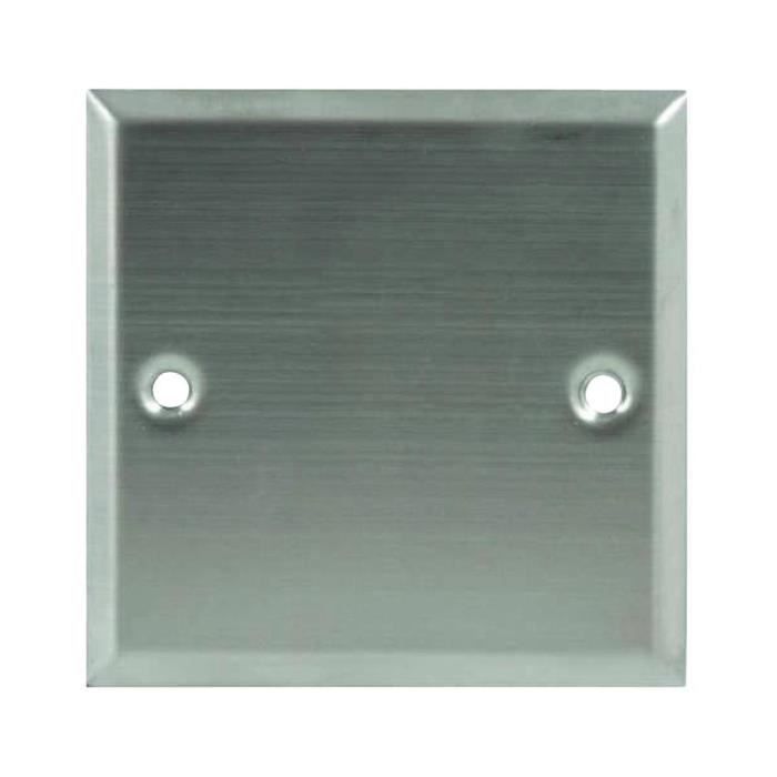 Plaque cache prise(L x l) 86 mm x 86 mm acier inoxydable modèle non ...