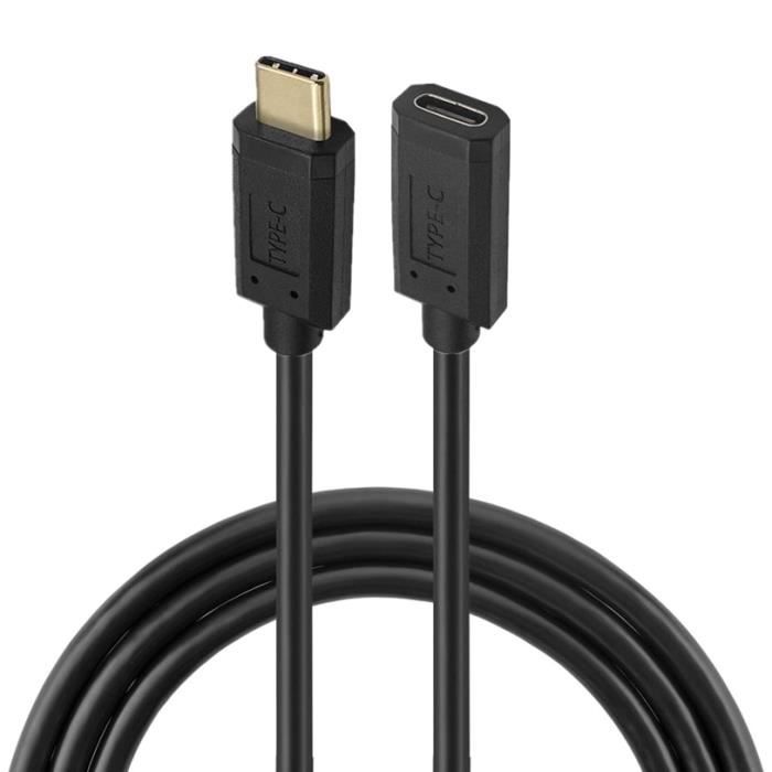 Câble photo - UC - Rallonge USB-C - 0.3m - 90 degrés - Charge et ...