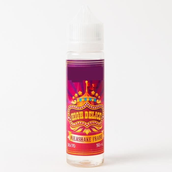 Balboul Juice - Milkshake Fraise 50ml - 9mg - compatible LIQUIDEO ...