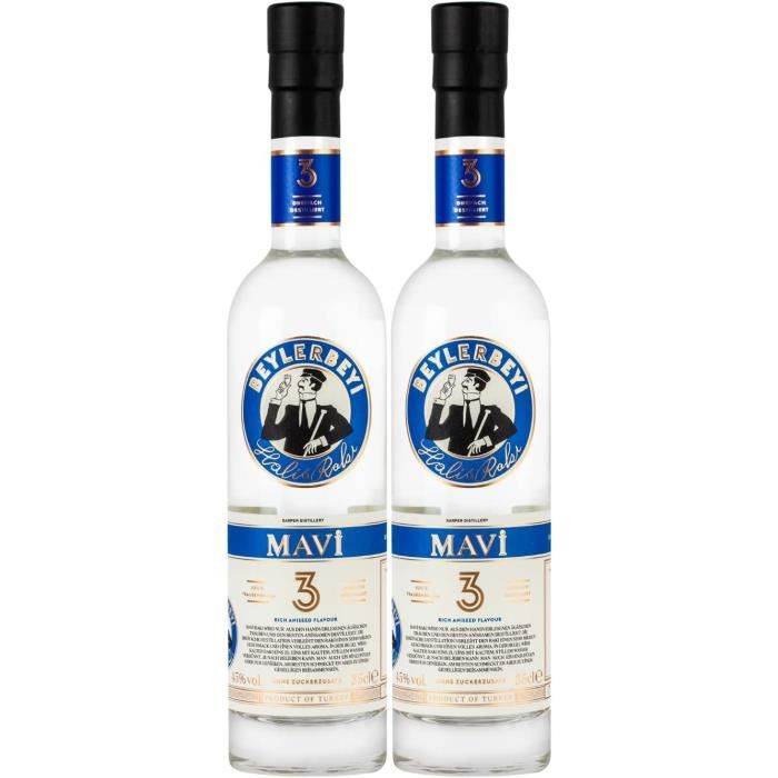 Beylerbeyi - Mavi Raki 2 x 35cl - 45% - La cave Cdiscount
