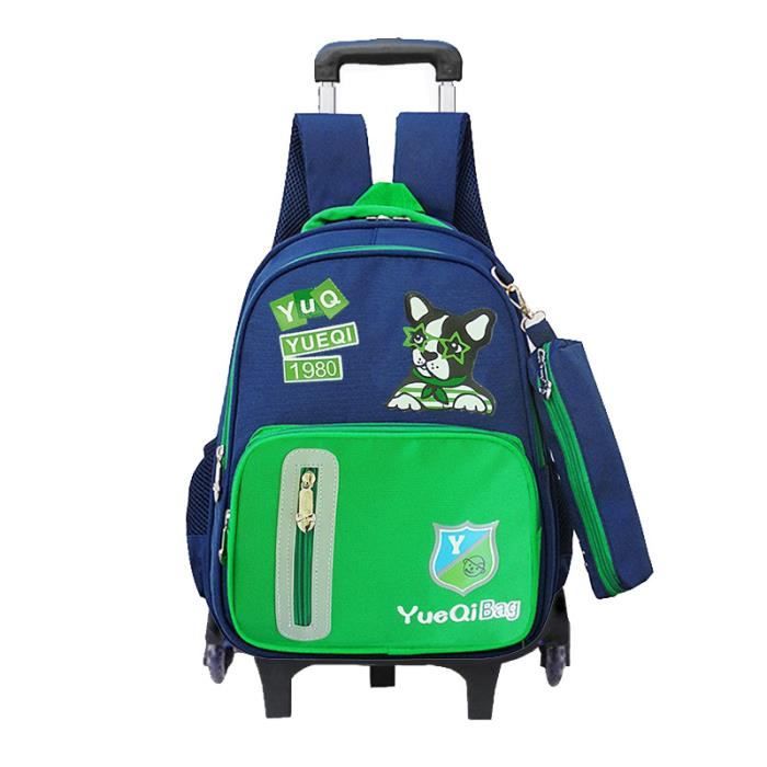 Cartable à roulettes Baclpack École pour Les Garçons et Les Filles ...
