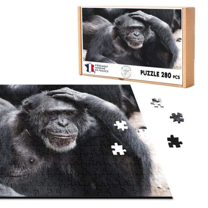 Puzzle Classique - FABULOUS - Chimpanze Singe - 280 Pièces - Adulte ...