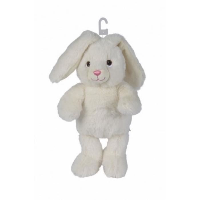 Peluche Lapin yeux brodés 26 cm beige - Cdiscount Jeux - Jouets