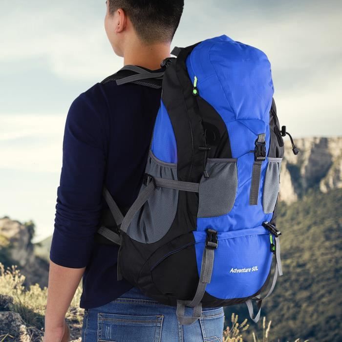 FYDUN sac à dos de sport Sac étanche 50L Camping escalade en plein air ...