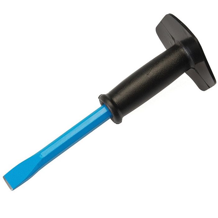 Burin plat de maçon - SILVERLINE - Ciseau à froid - Acier forgé ...