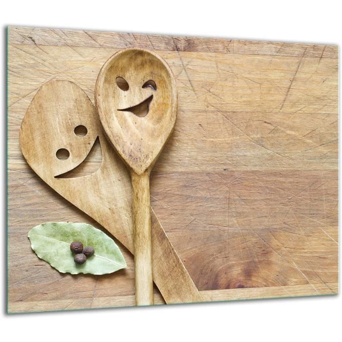 K Cache-plaque en verre 60 x 52 cm pour cuisinières électriques ou à ...