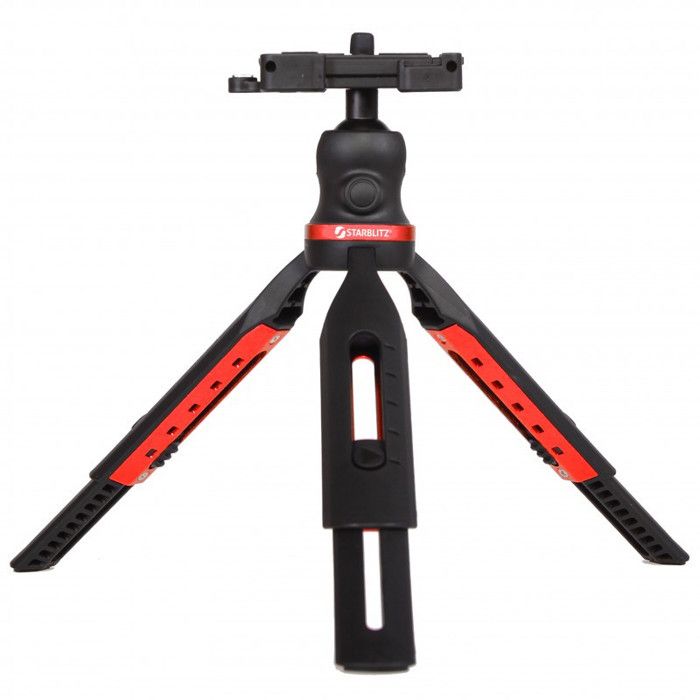 Starblitz mini trépied pour vlogueurs avec sabot pour panneau led-3kg ...
