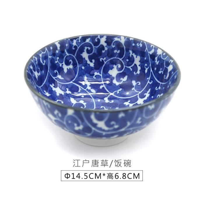 BOL,FJH-07--bol à riz en céramique, vaisselle de Style japonais, teinte ...
