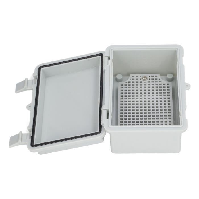 ZJCHAO Boîte de jonction étanche IP67 avec couvercle à charnière en ...
