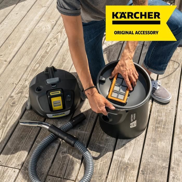 Filtre plissé plat spécial AD KARCHER AD2 / AD4 - Résistant pour ...