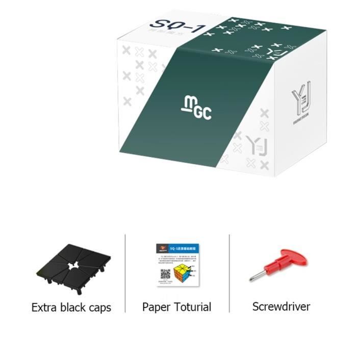 Sans autocollant - Cube De Vitesse Magnétique Yj Mgc Sq1, Puzzle ...