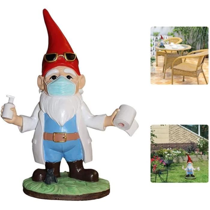 Statue De Nain De Jardin Décor Nain - Décoration D'Arbre Hugger Bel ...