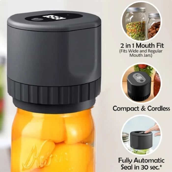 Everjar - Scelleuse sous vide pour bocaux Mason, nouvelle machine sous ...