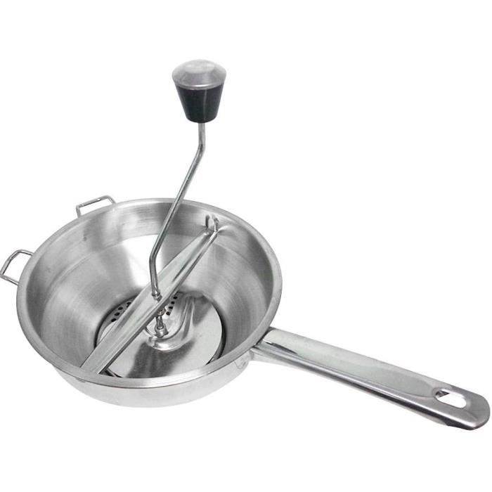 Moulin À Pommes De Terre Rotatif Et Purée en Acier Inoxydable avec 3 ...