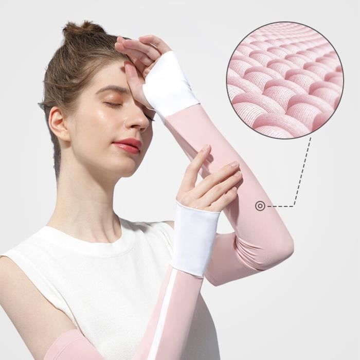 Manchon Bras,Manchon de refroidissement à bras de Protection solaire UV ...