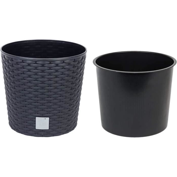 Prosperplast Lot 4 Pots Ronds (4,7-8,7-15,3-37,65 Litres) Rato ...